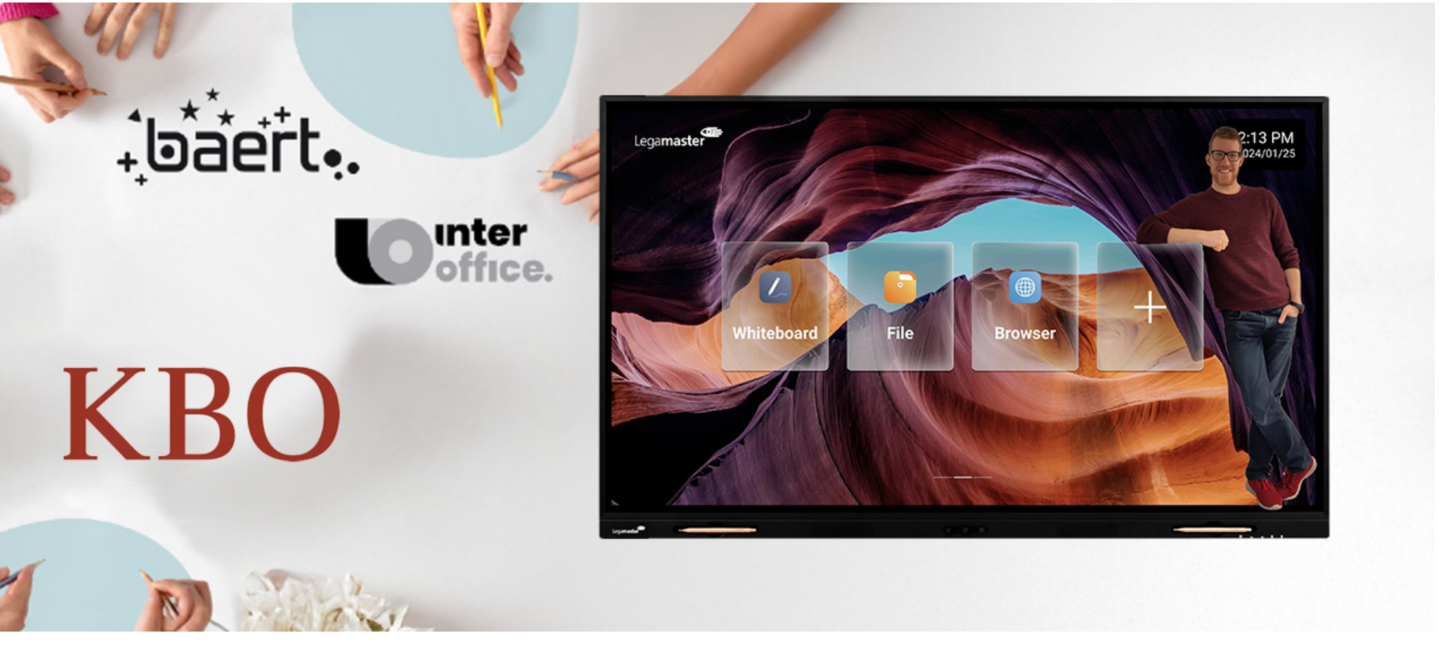 Legamaster screens are a sustainable solution in terms of handling, warranty, maintenance, ease ...